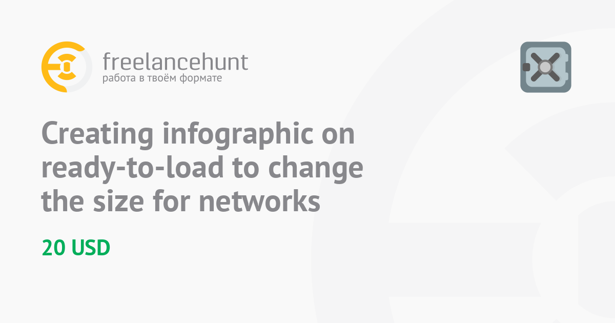 Creating infographic on ready-to-load to change the size for networks ...