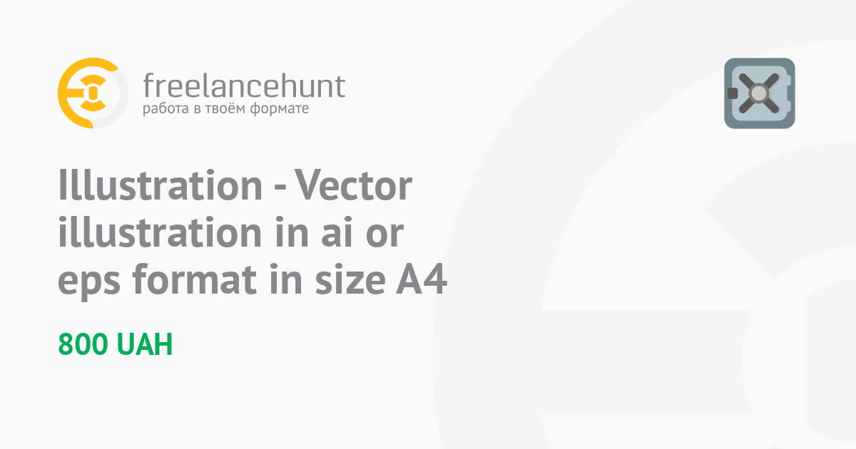 Illustration - Vector illustration in ai or eps format in size A4 ...