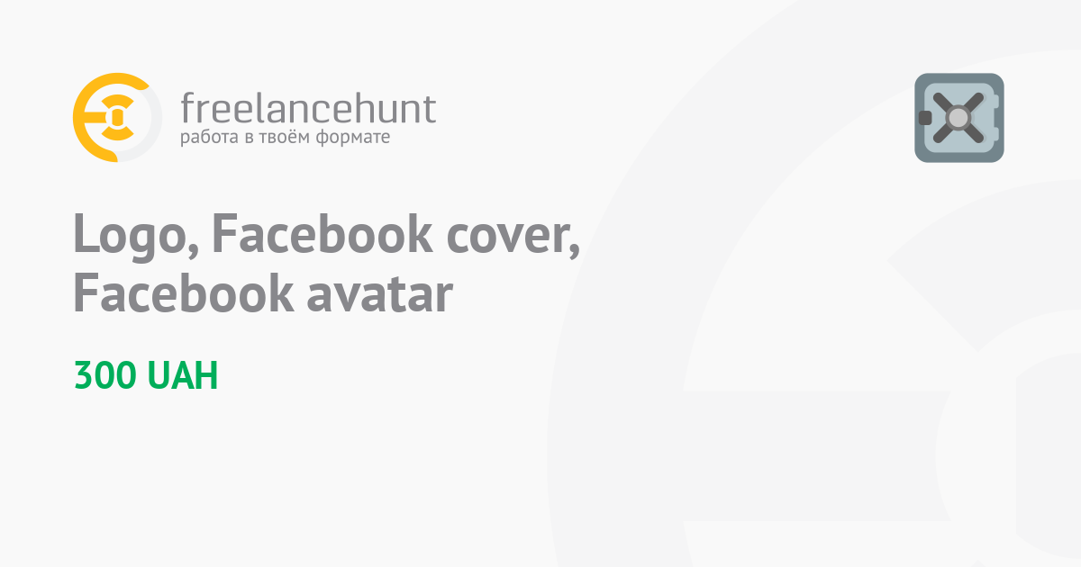 Logo, Facebook cover, Facebook avatar • freelance job for a specialist ...
