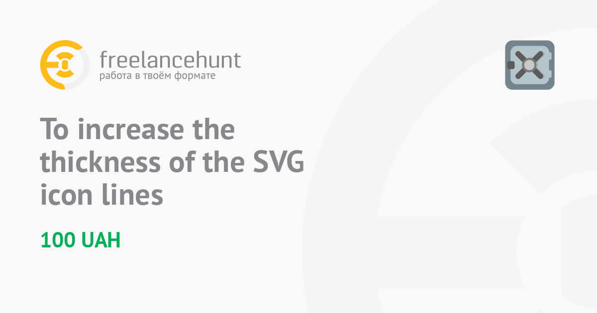 To increase the thickness of the SVG icon lines • freelance job for a ...