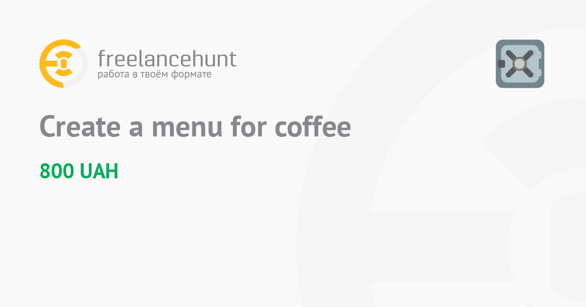 Create a menu for coffee • freelance job for a specialist • category 3D ...