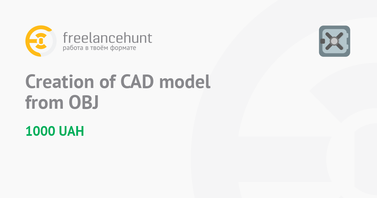 Creation of CAD model from OBJ • Freelance Job in 3D Modeling - posted ...