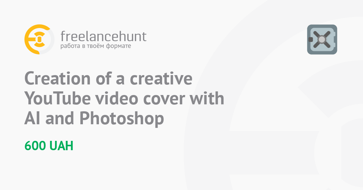 Creation of a creative YouTube video cover with AI and Photoshop ...