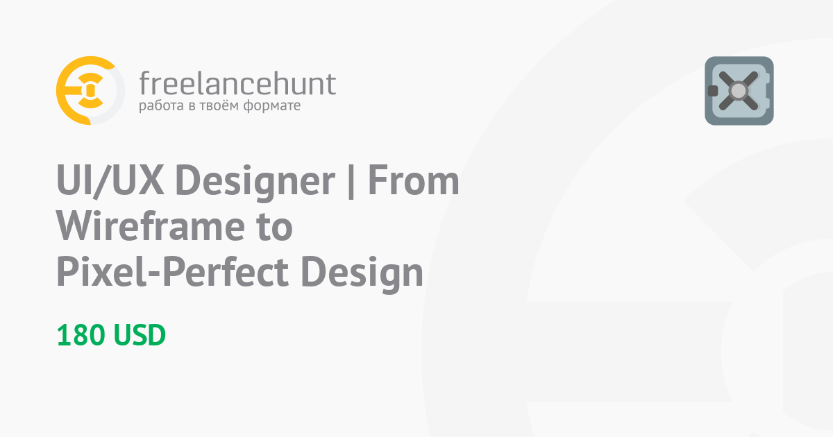 UI/UX Designer | From Wireframe to Pixel-Perfect Design • Freelance Job ...