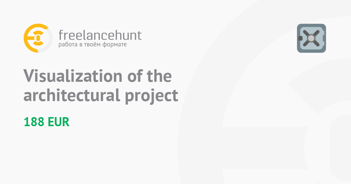 Visualization of the architectural project • Freelance Job in 3D ...