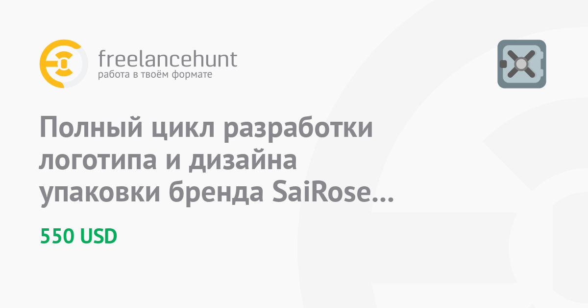 Полный цикл разработки логотипа и дизайна упаковки бренда SaiRose ...